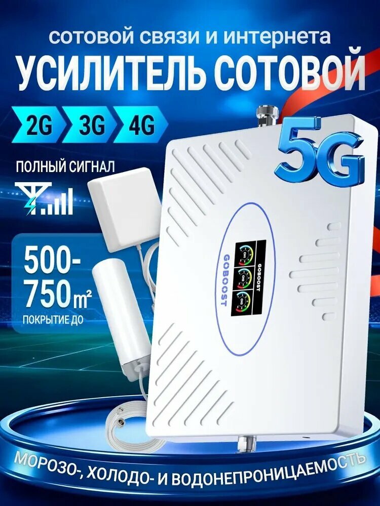 Усилитель сигнала сотовой связи и интернета. Репитер LTE GSM, 4G, 3G, 2G
