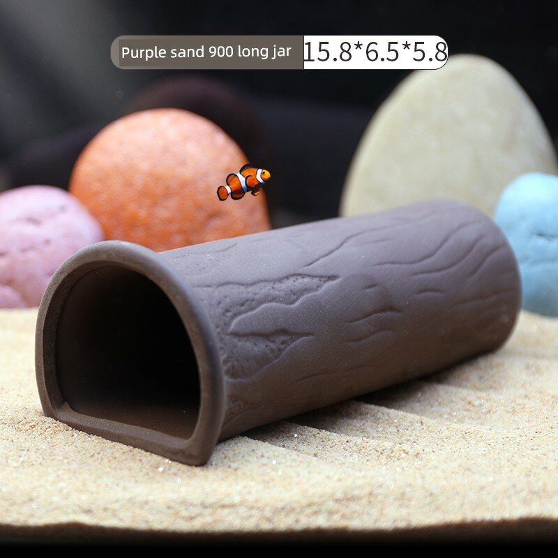 Керамический горшок-укрытие для аквариумного ландшафта, домик для рыб и креветок, укрытие для цихлид, мини-попугаев,