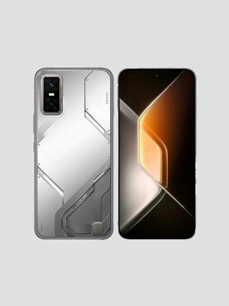6.78" Смартфон Infinix GT 30 Pro 256 ГБ серебристый ядер - 8x(3.35 ГГц), 8 ГБ, 2 SIM, AMOLED, камера 108+8 Мп, NFC, 5G, 4G, FM, 5500 мА*ч
