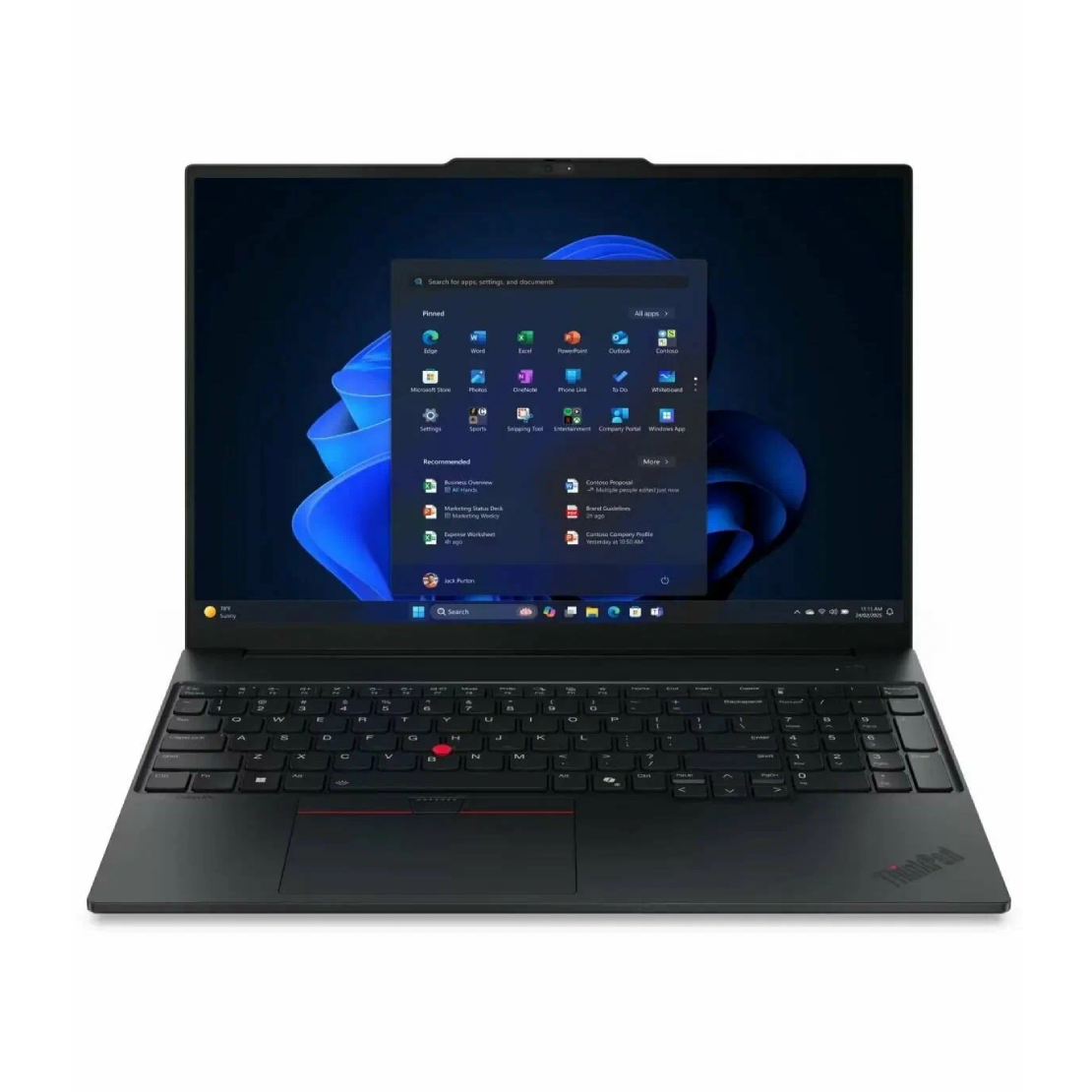 Ноутбук Lenovo ThinkPad E16 G3 (21SSS0AS00) 16 IPS /Core Ultra 7 255H/16Gb/512Gb/Intel/черный