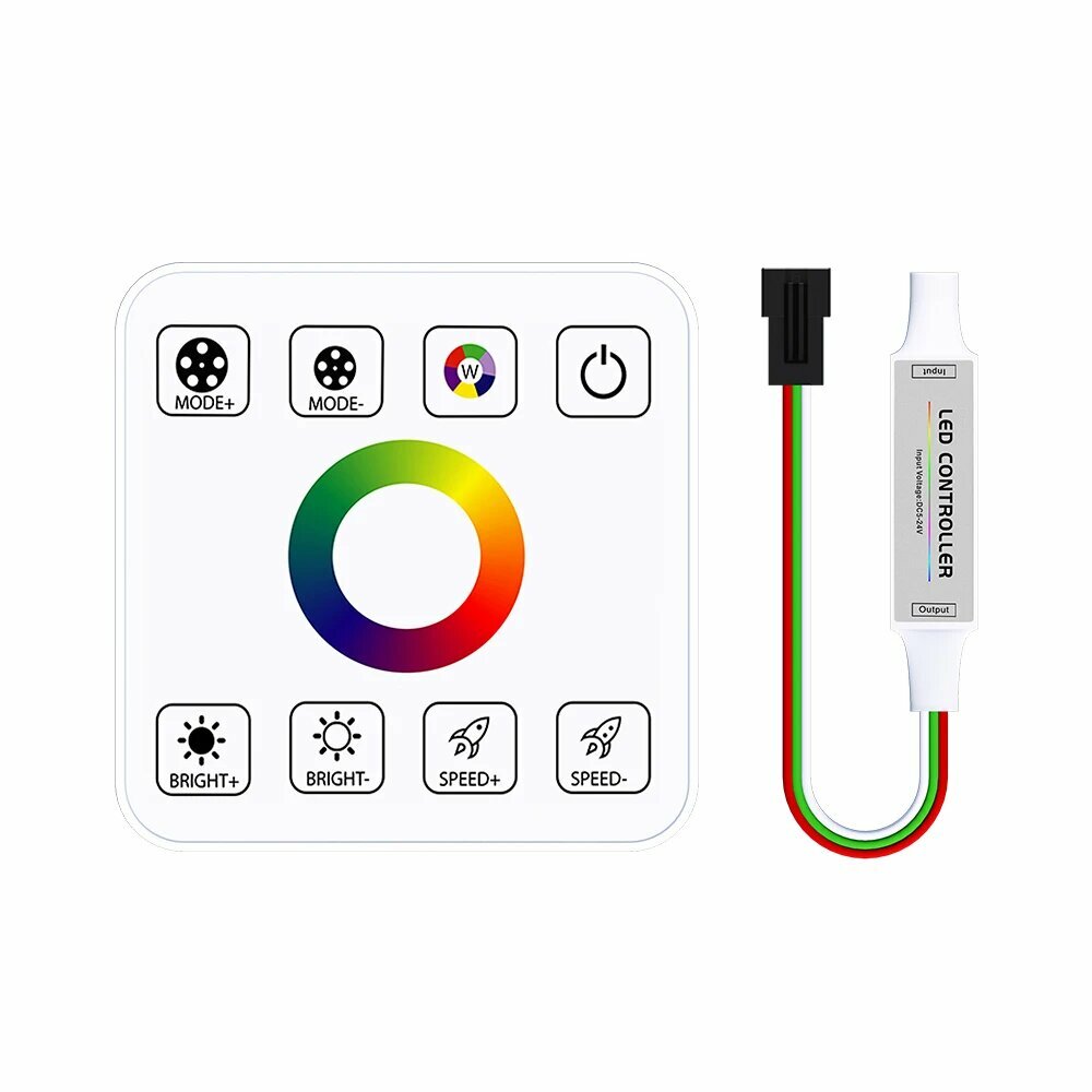 RGB контроллер WRMIHU DC5-24V для лент WS2811/WS2812B