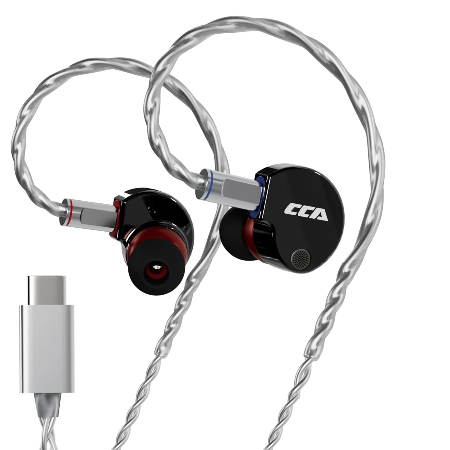 CCA Phoenix Black Type-C наушники NO MIC