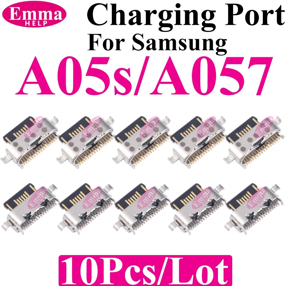 10 шт. Разъем для зарядки Samsung A05s/A057