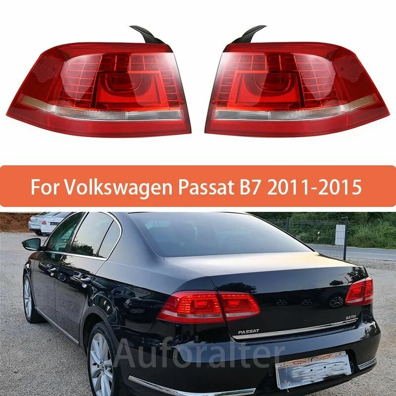 Задний фонарь для автомобиля Volkswagen Passat B7 2011 2012 2013 2014 2015 — запчасть для замены заднего фонаря