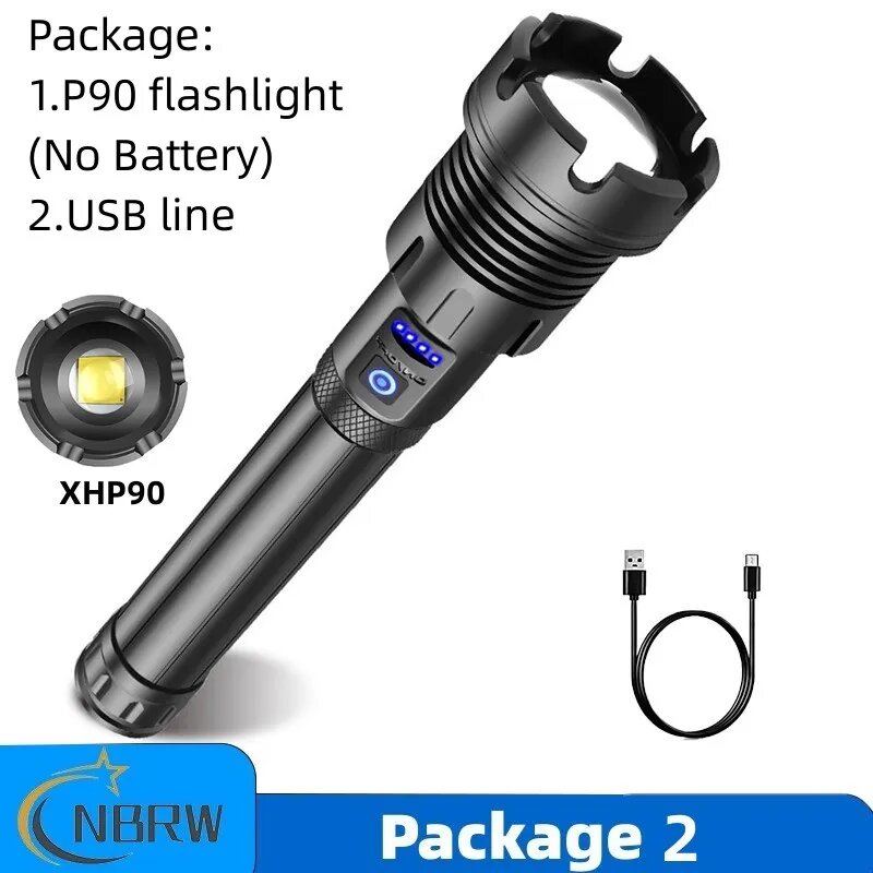 NBRW XHP90 фонарик P90, USB