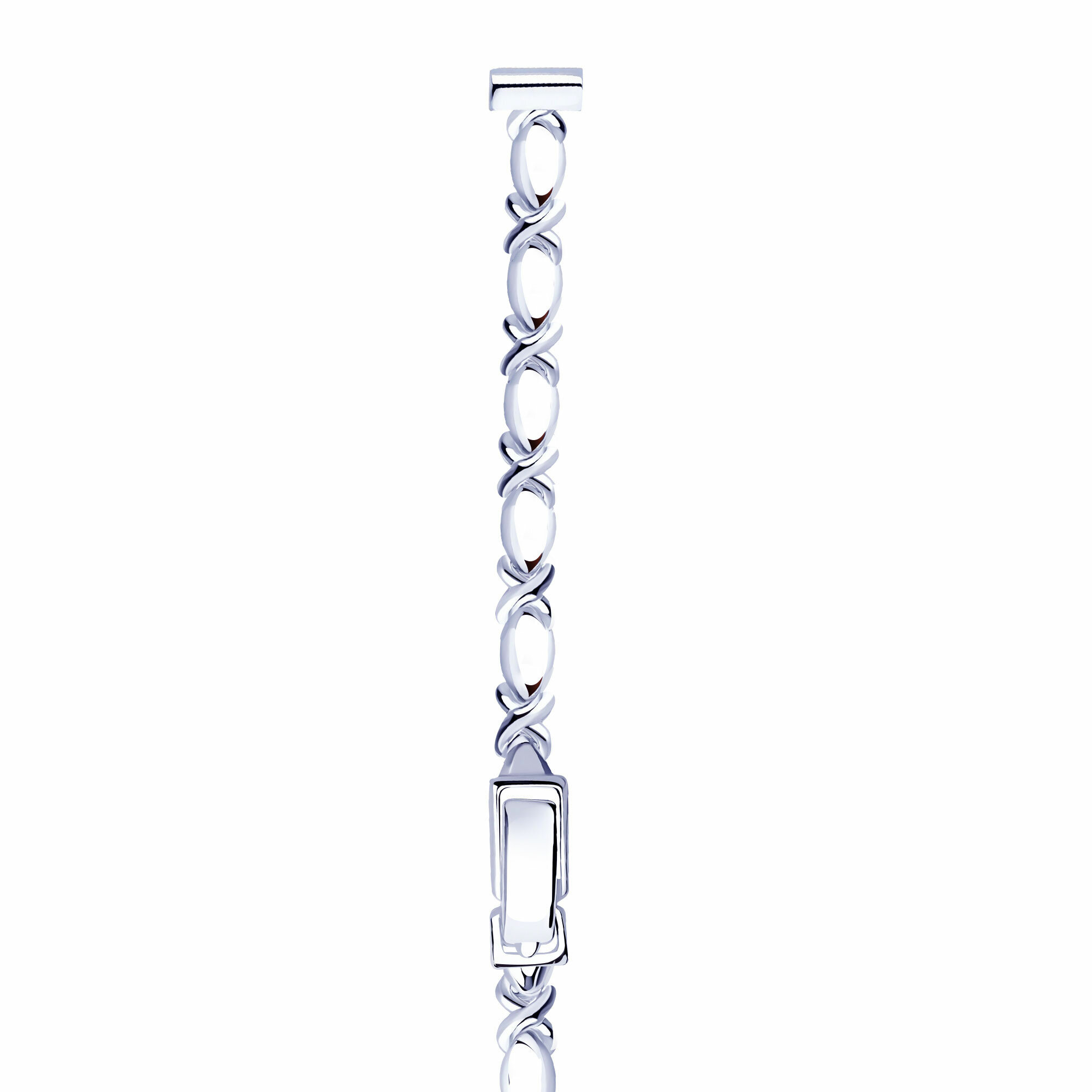 Браслет Diamant online, серебро, 925 проба, родирование