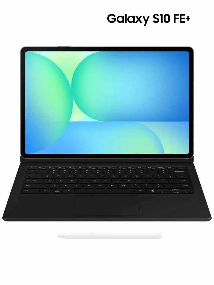 Чехол-клавиатура с тачпадом Samsung Book Cover Keyboard (EF-DX625UBRGRU) Galaxy Tab S10 FE+, чёрный