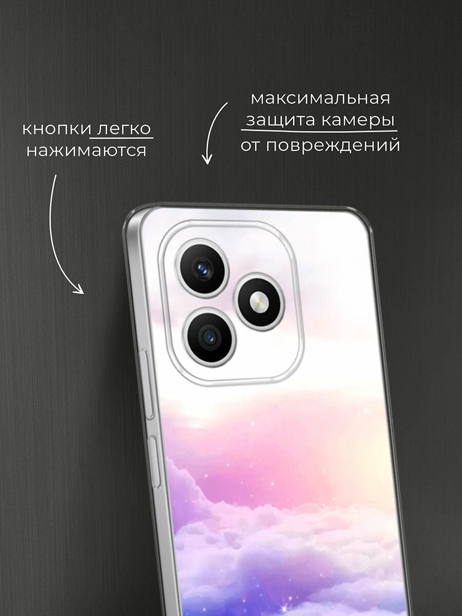 Силиконовый чехол на Honor X8d / Хонор X8d с принтом Небеса