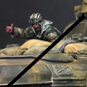 Фигурка модели из смолы GK 1/35
