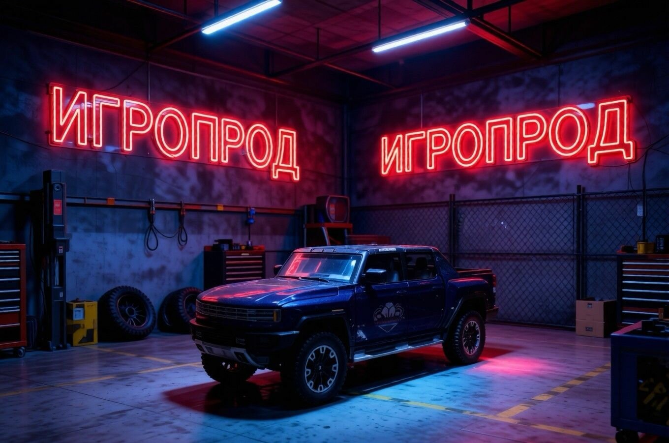 Металлическая машина Хаммер 1:24 инерционная