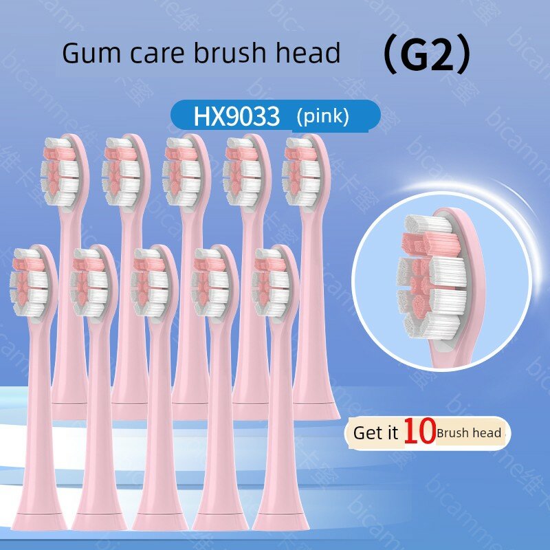 Совместим с насадками для электрических зубных щеток Philips Sonicare C1/C2/C3/G2/hx6730/3260a, замена 1383. G2-Gum