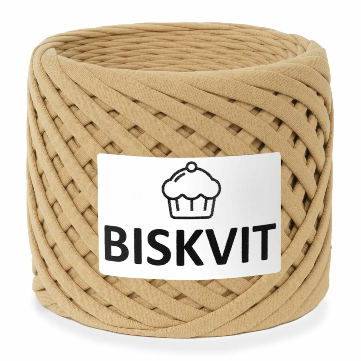 Пряжа Бисквит, Biskvit трикотажная, 330г, 100м, 100%хлопок, Имбирь (865) 1 шт