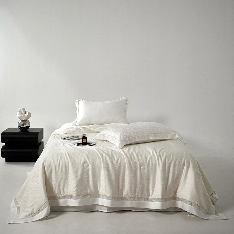Бежевая простыня Tencel, 245x260 см, ткань Lenzing Lyocell, дышащая для лета