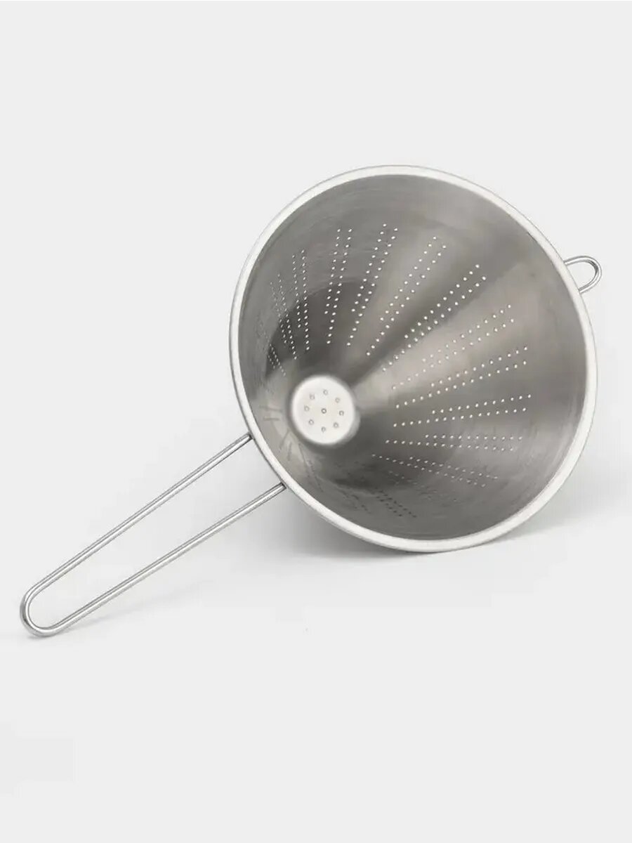 Конический дуршлаг для слива и фильтрации