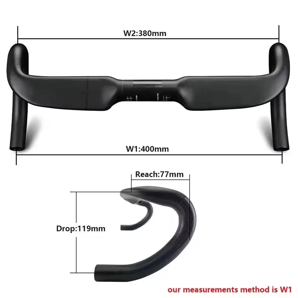 Руль для велосипеда RXL SL, 400mm, Black Line