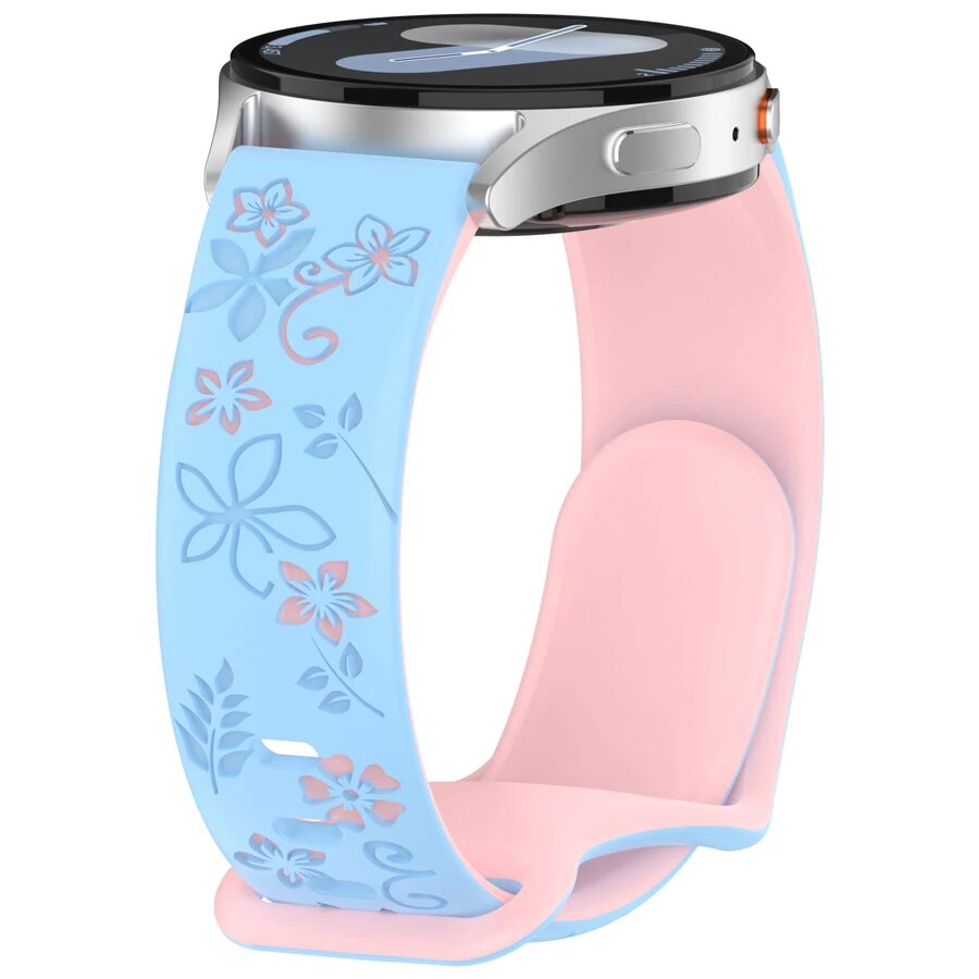 Ремешок для часов ATOPKEY Blue Pink, 18/20/22 мм