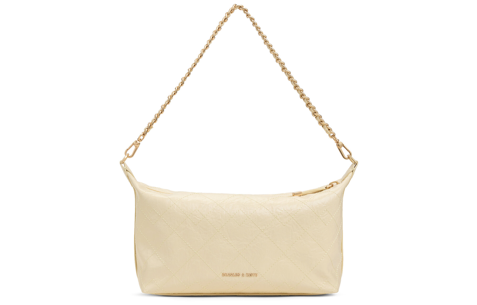 Сумка CHARLES & KEITH, фактура плетеная