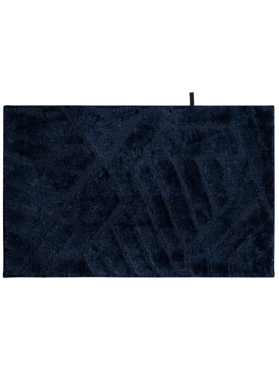 Коврик для ванной Swensa Noor 50x80 см цвет синий