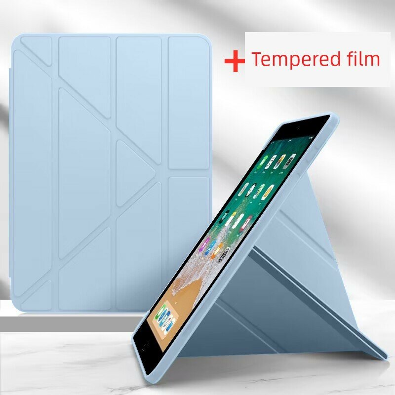 Подходит для iPad Pro 2018, чехол A1876, защитный чехол, кожаный чехол 12.9inch для компьютера, складная подставка 3y,