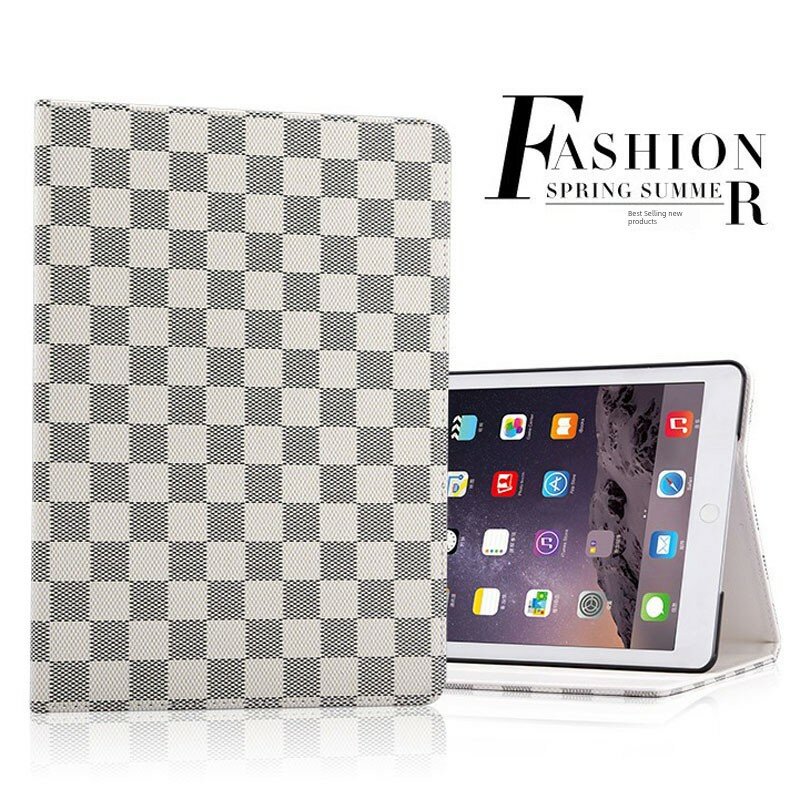 Защитный чехол для iPad 6 Air 2, iPad mini 4, iPad 2/3/4, iPad mini 5 с клетчатым узором, новинка 2018 года iPad