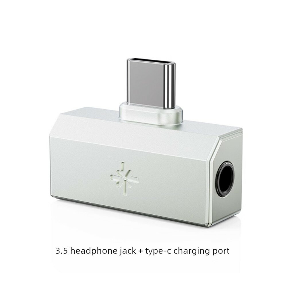 FiiO Tiny A Портативный DAC-усилитель с 3.5 мм разъемом и Type-C, Серебристый
