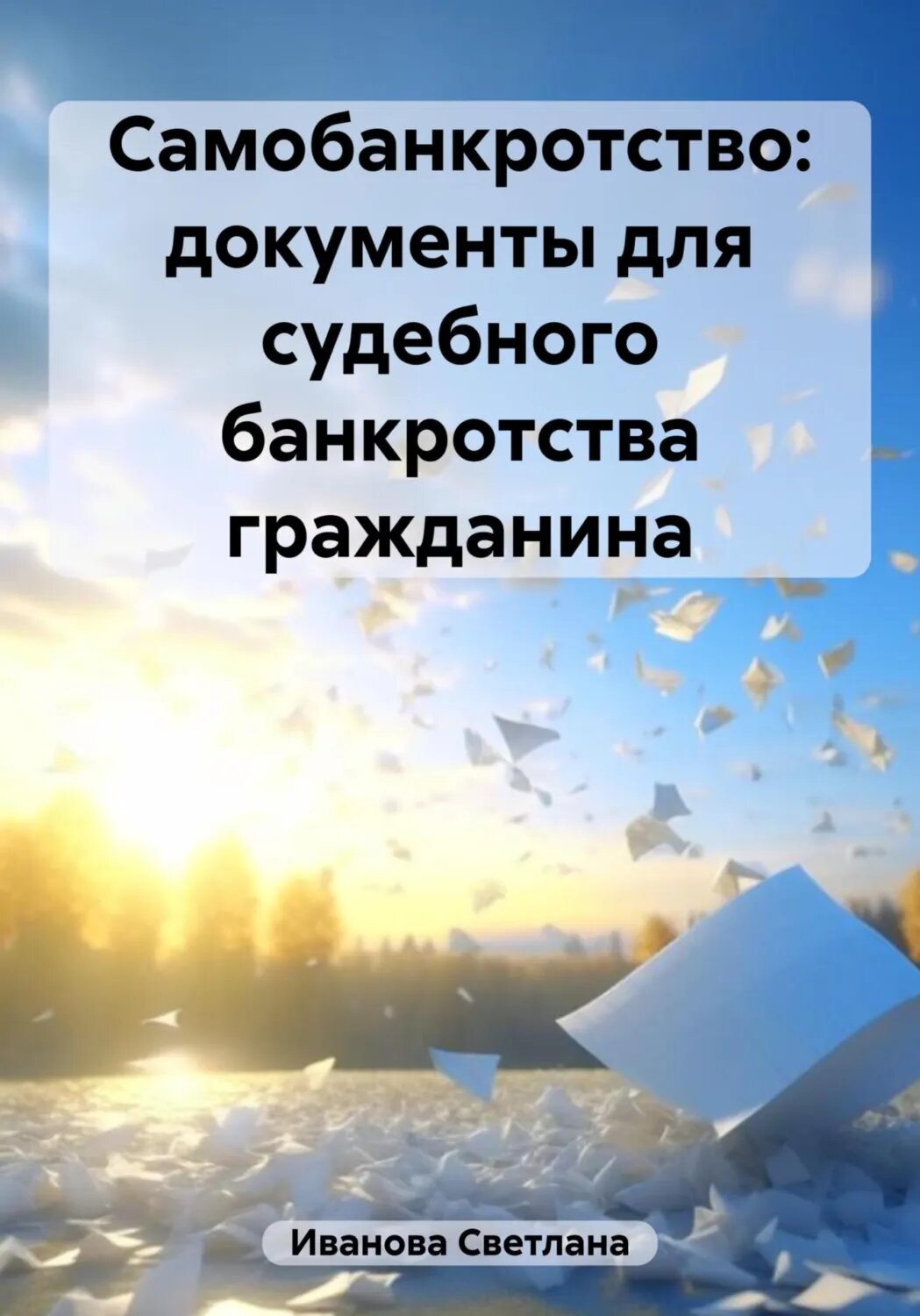 Самобанкротство: документы для судебного банкротства гражданина [Цифровая книга]