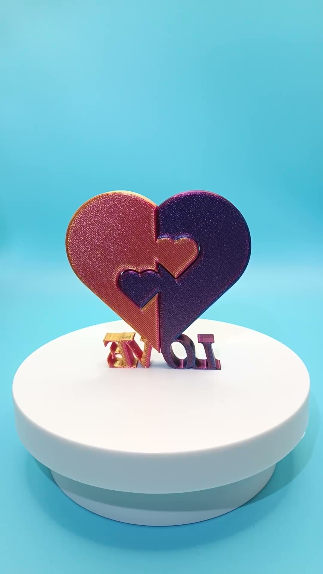Love you, 3д фигурка — фото 1