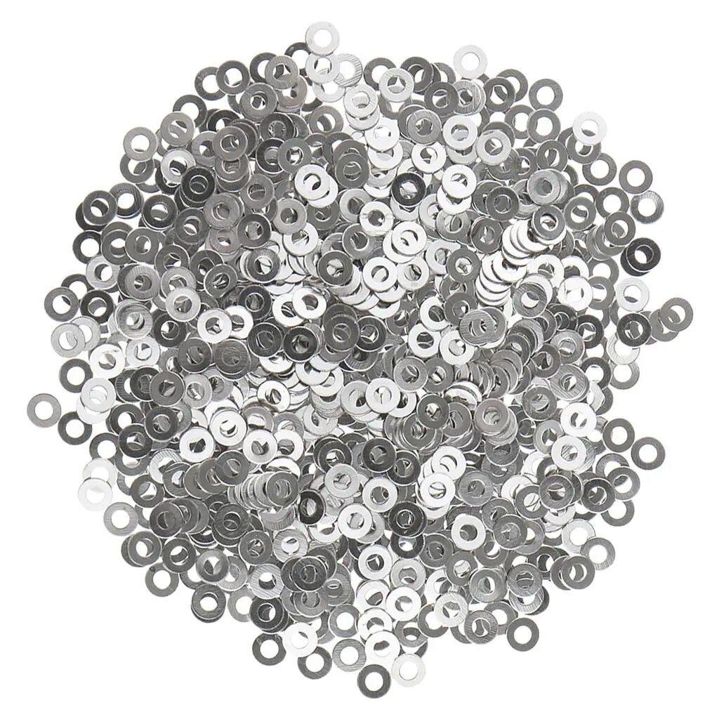 Плоские шайбы из нержавеющей стали 1.4mm, 1000 шт