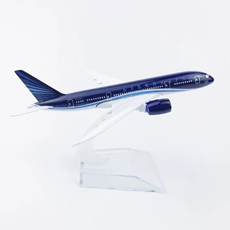 Модель самолета HYINUO B787 из сплава 14 см