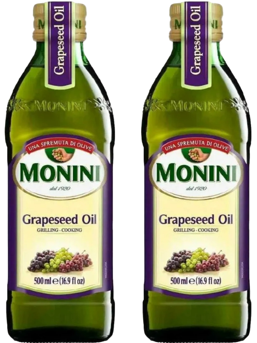 Масло из виноградных косточек Monini Монини 2шт по 500 мл