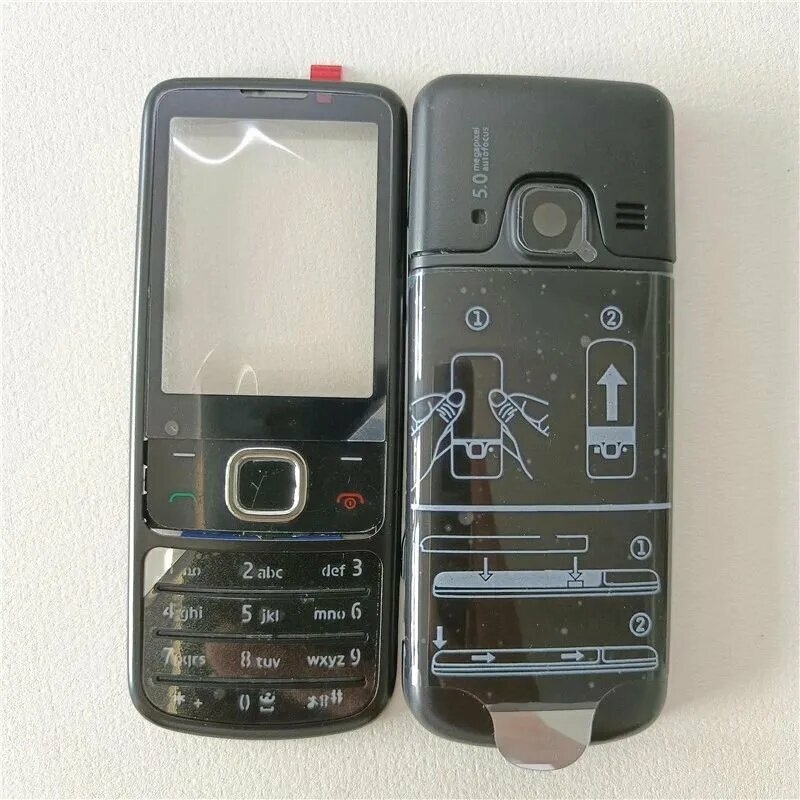 Полный корпус передней батареи для Nokia 6700 6700c 6700 Classic с клавиатурой