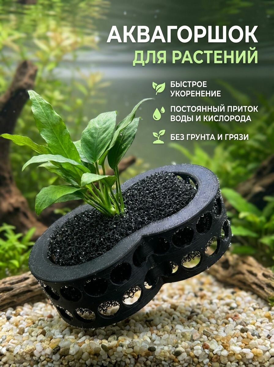 Для растений аквариума + губка в комплекте