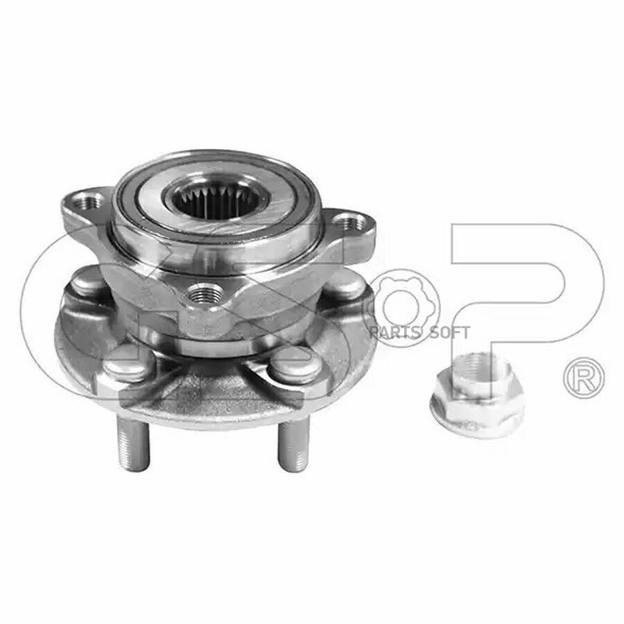 Ступица с подшипником SUBARU FORESTER III/IMPREZA III/LEGACY IV 03- пер. GSP 9327039K