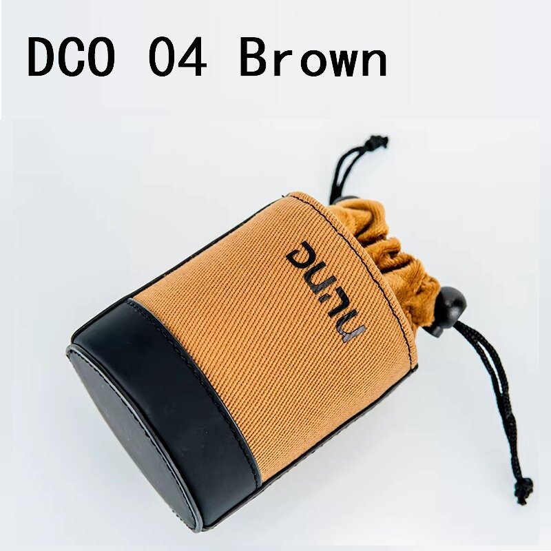 DUNU DCO 04 Brown Большой цифровой портативный накопитель для наушников, кабелей передачи данных и других предметов, камера хранения в форме пряжки.