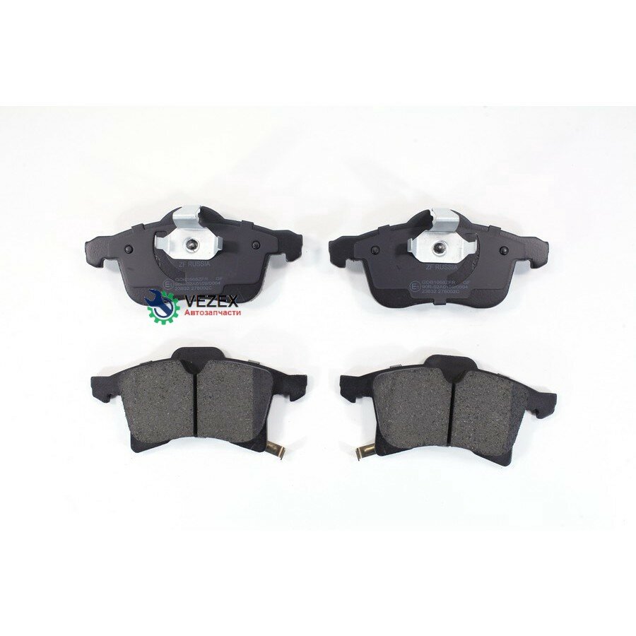 ZF RUSSIA GDB1668ZFR колодки дисковые передние!\ Opel Meriva 1.4-1.7DTi 03>