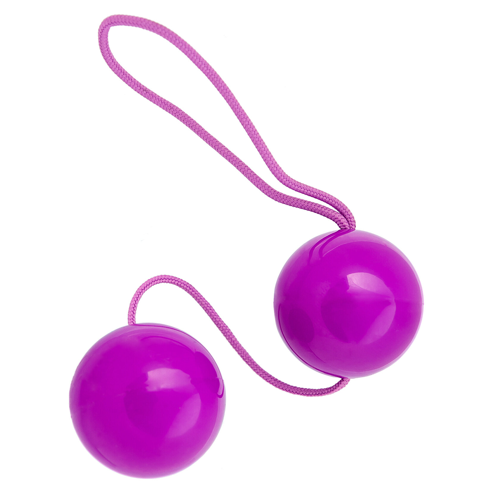 Bi-Balls, лиловые — вагинальные шарики со смещенным центром тяжести, ⌀3.5 см