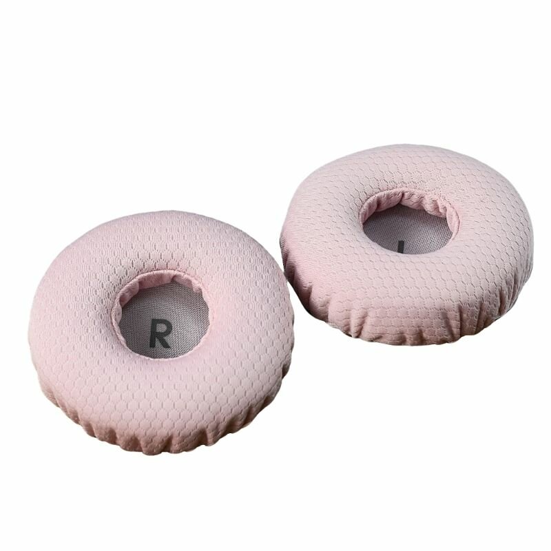 (1 пара) Амбушюры для JBL Tune 600 - розовые, футбольная сетка 27A23