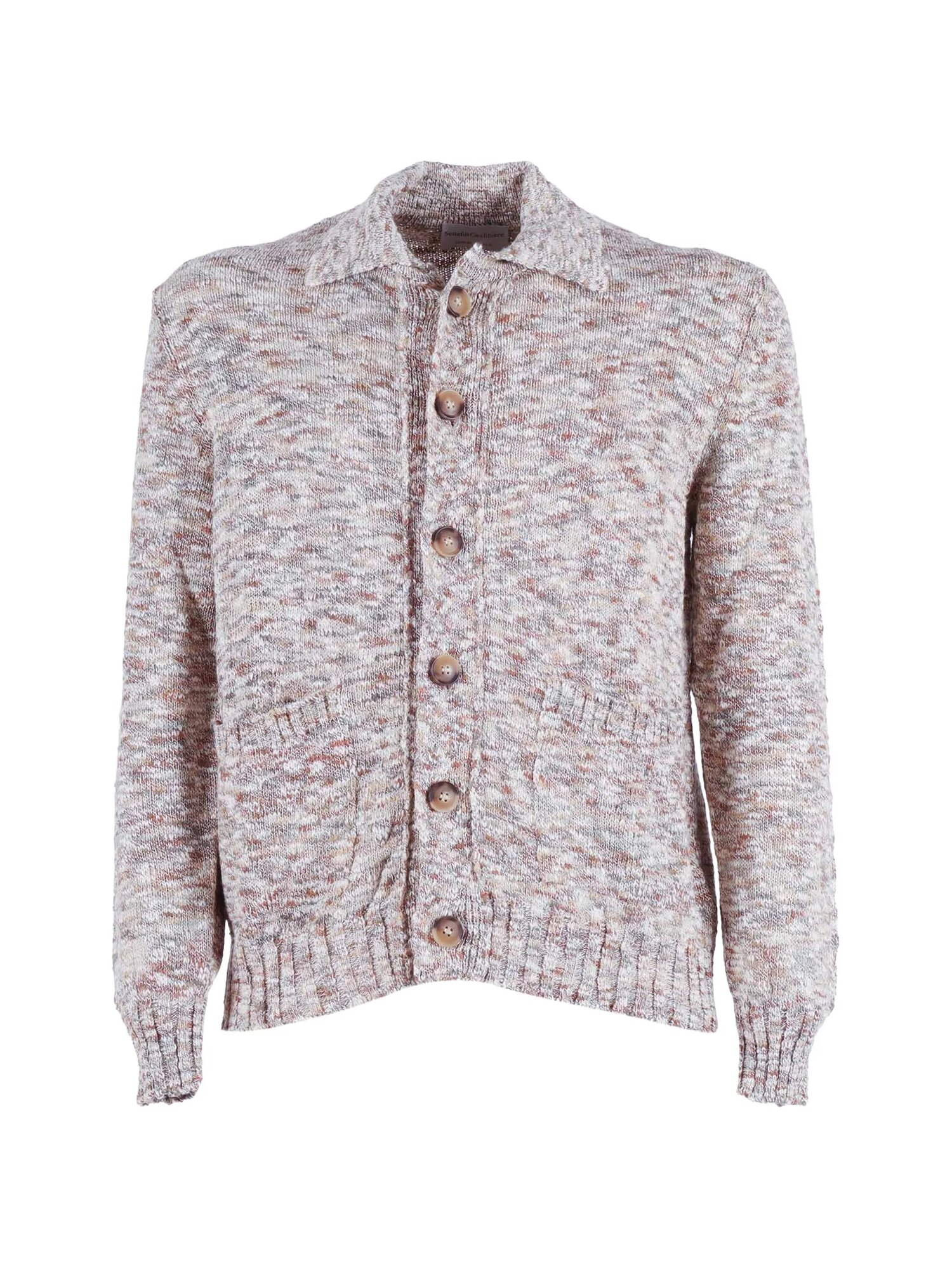 Кардиган Tweed-knit polo-collar cardigan