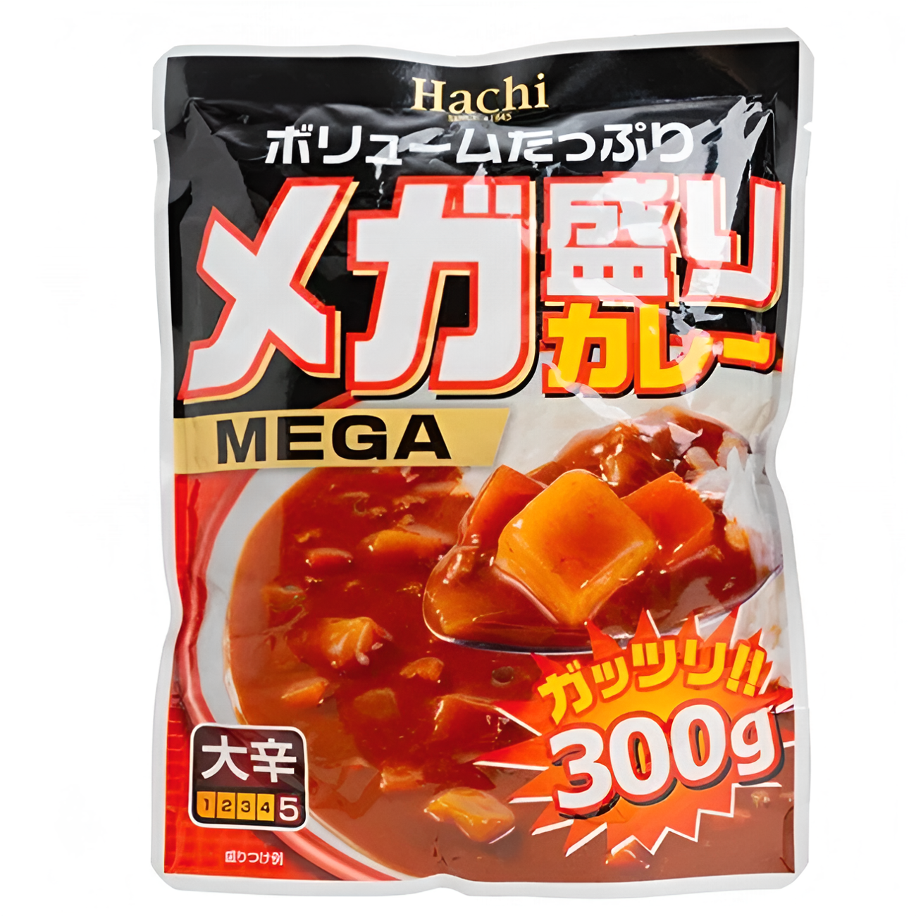 Соус "Готовый карри" Hachi мега острый вкус (мегапорция) 300 г, Япония