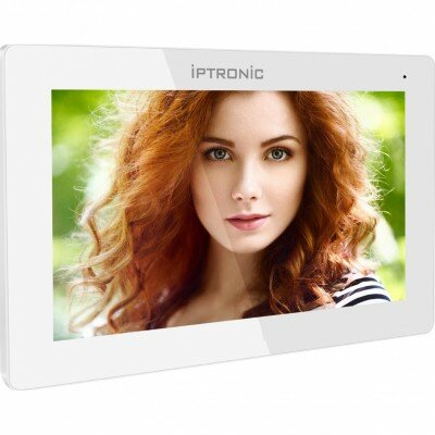 Монитор видеодомофона IPTRONIC IPT-AVD7 HYDRUS WiFi белый. 7 дюймов, для квартиры, дома, дачи