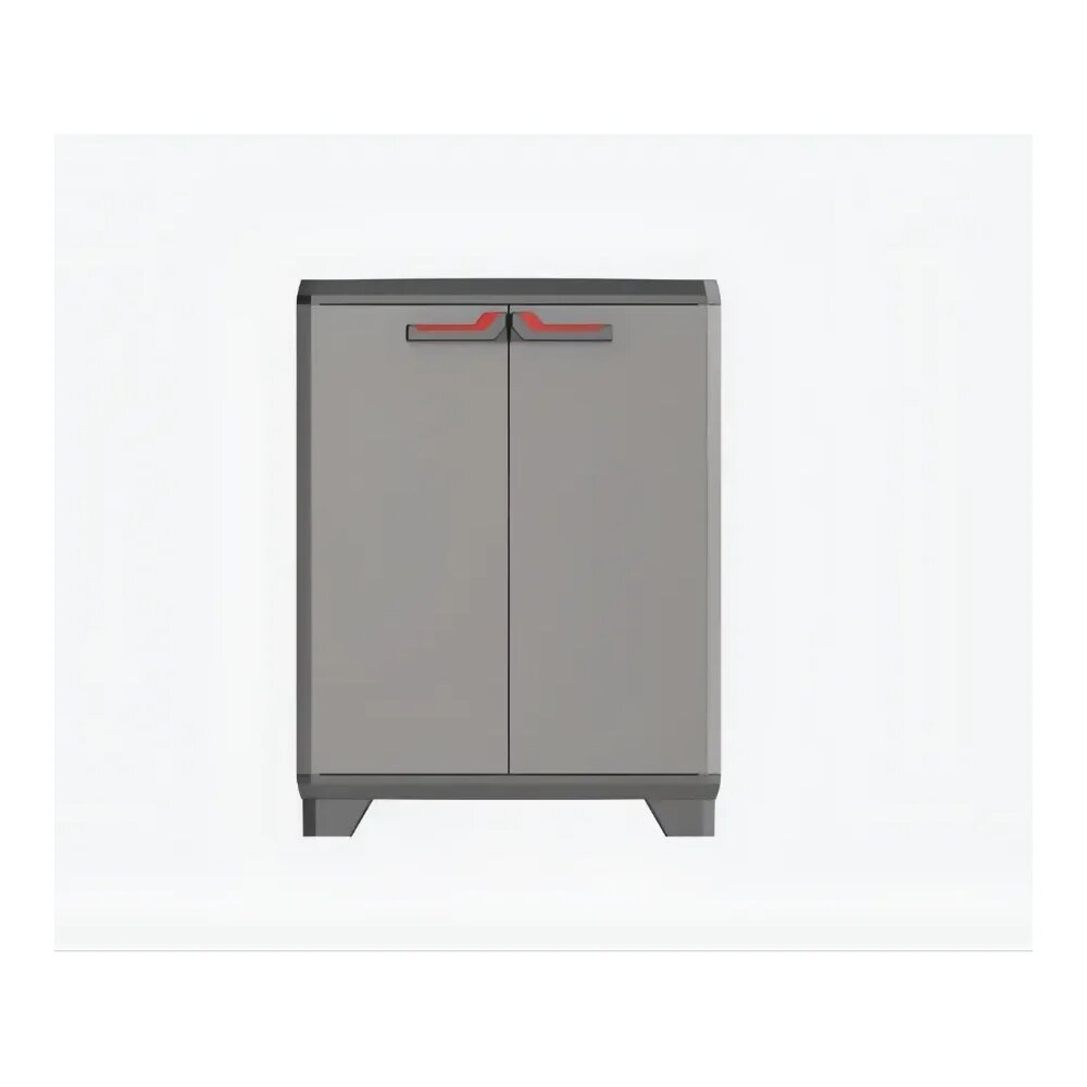 Шкаф пластиковый высокий KETER Stillo Cabinet Low 241060