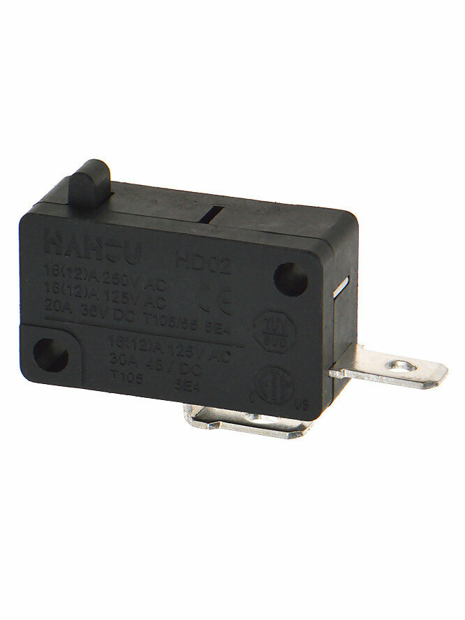 Микровыключатель WD-01 16A 250V (вых. в одну сторону) для электропилы цепной HUTER ELS-2000MS (s/n OTE~)