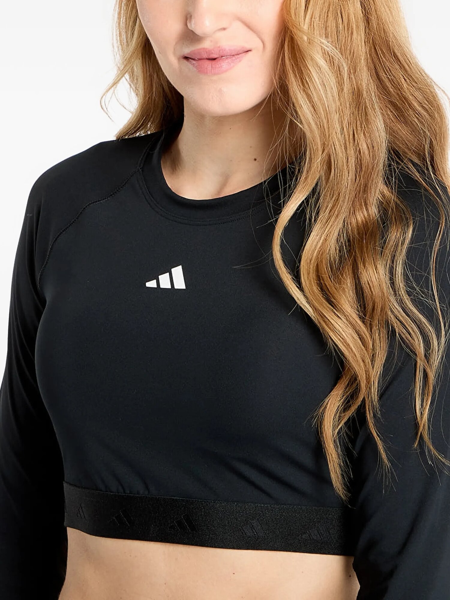 Футболка adidas, размер L, черный — фото 1
