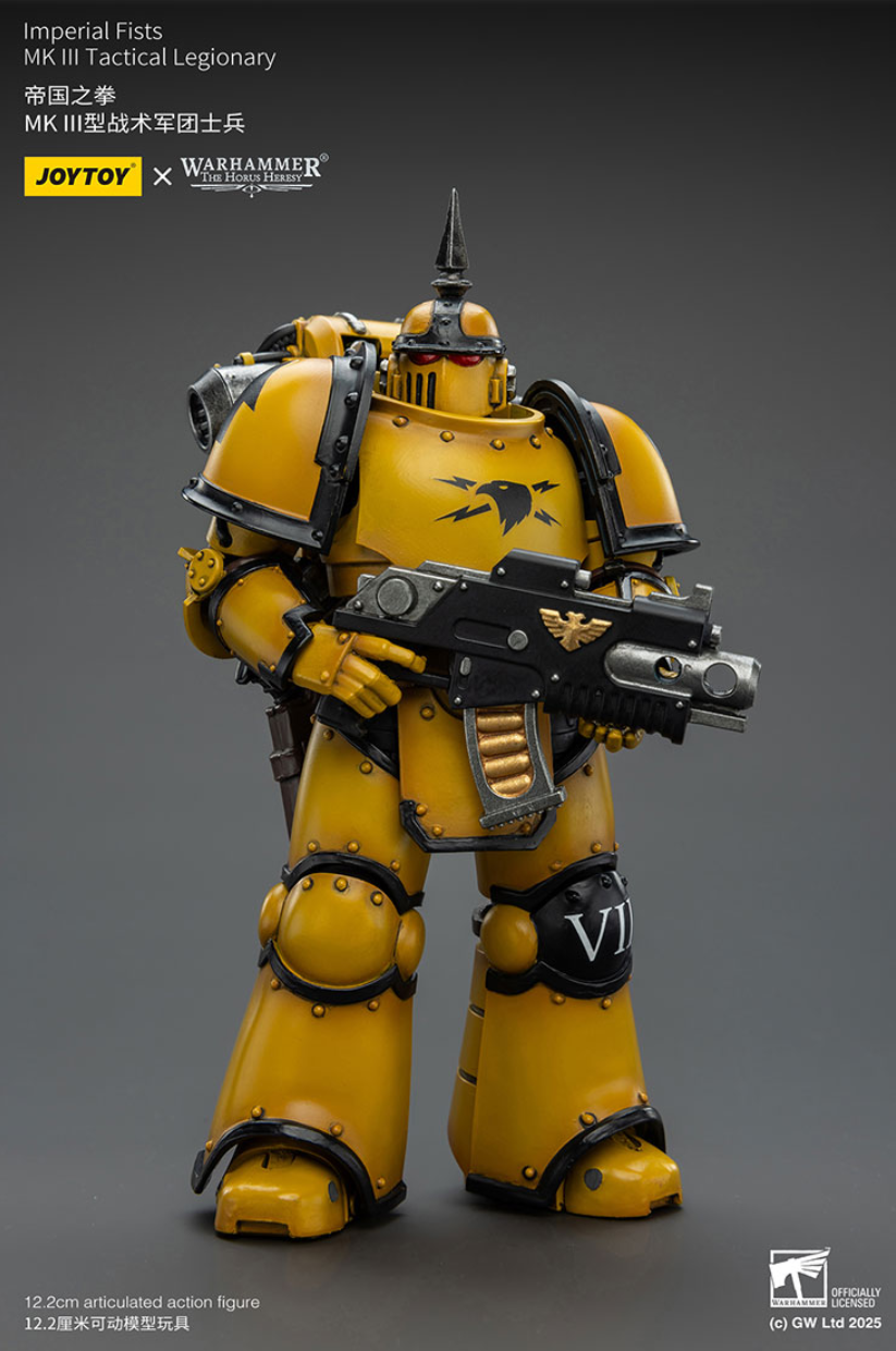 Фигурка JOYTOY Warhammer 40000 Imperial Fists MK III Tactical Legionary