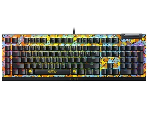 RZ03-04704200-R3M1 / Клавиатура проводная Razer BlackWidow V4 X Pokemon Kanto Starters Edition