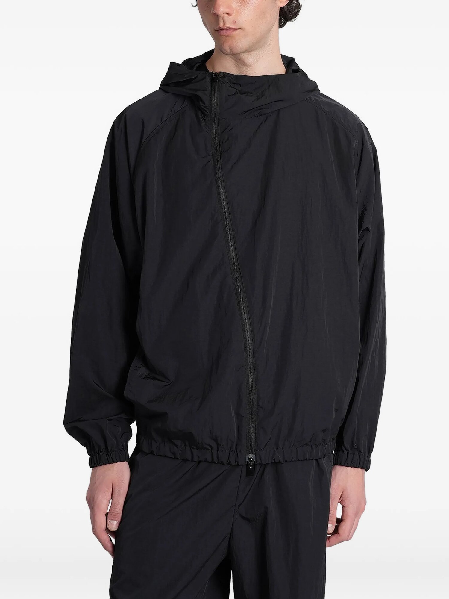 Куртка Asymmetric-zip hooded jacket