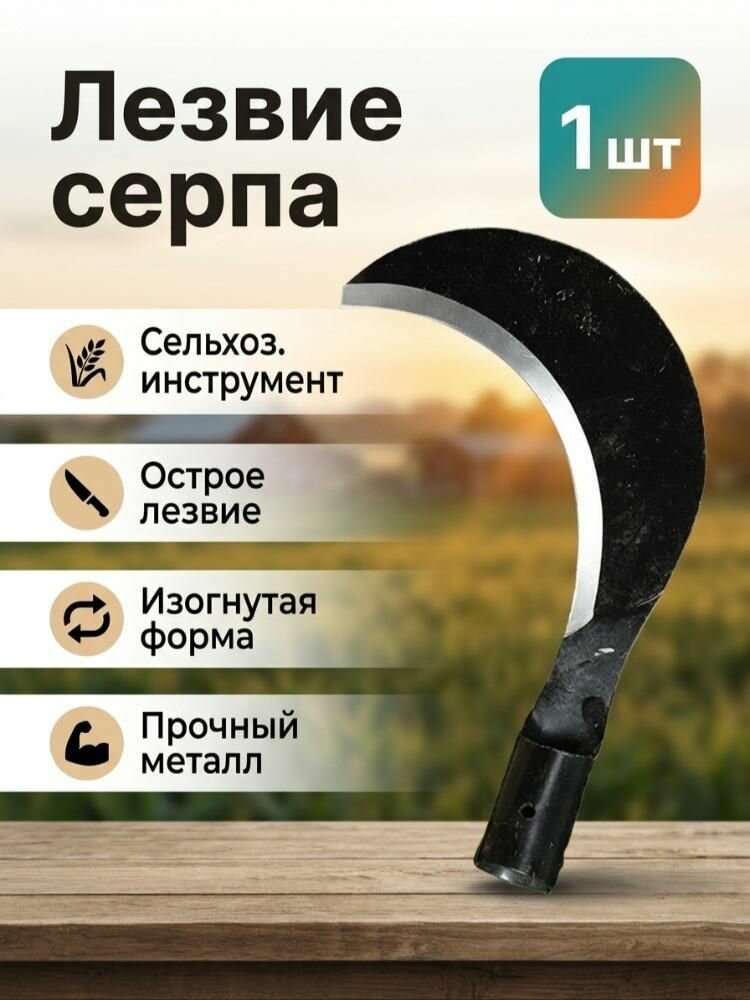 Коса, лезвиеВысоколегированная сталь,33см
