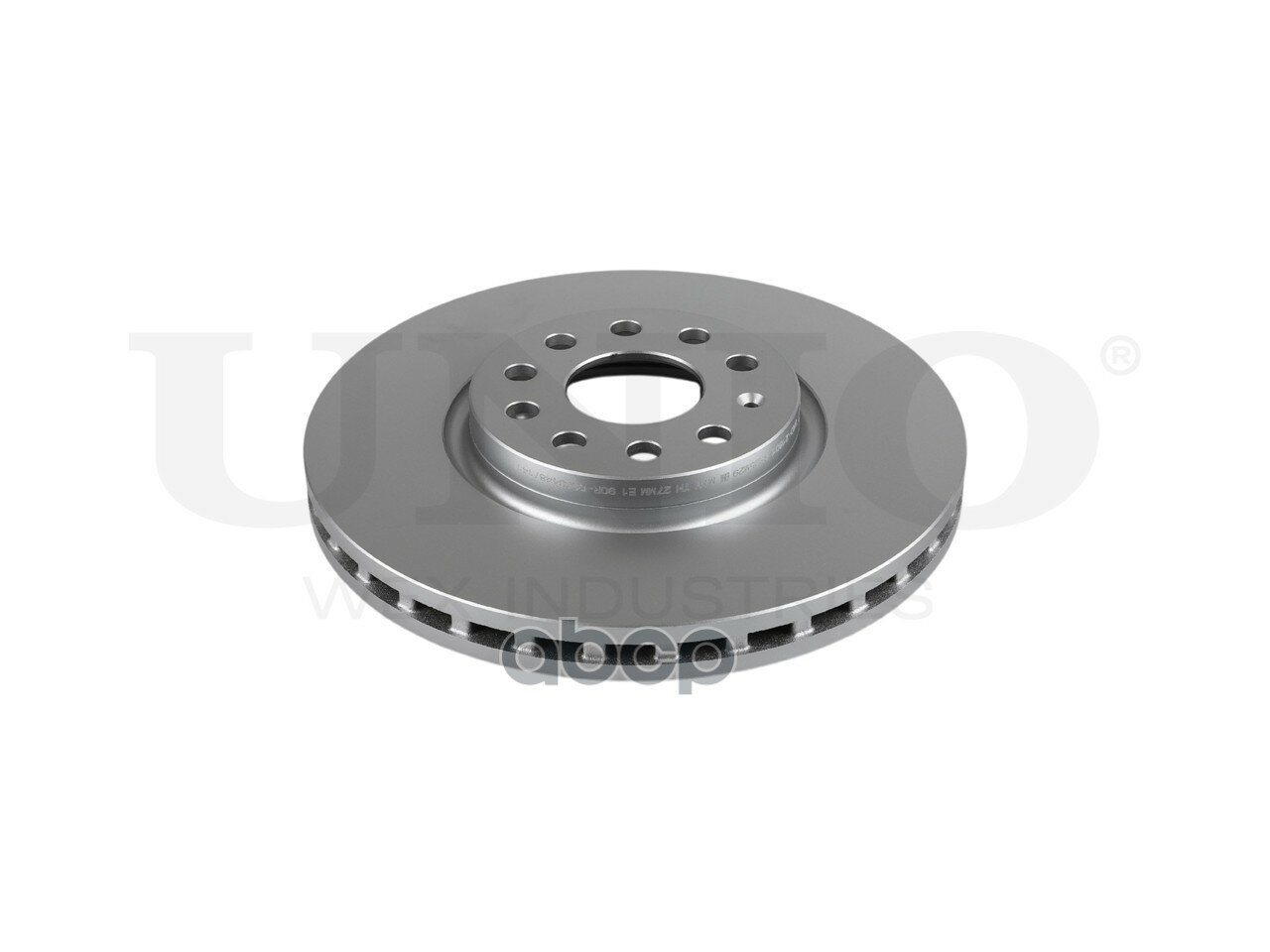 Диск тормозной передний с покрытием GEOMET® Seat Alhambra II 10-, Skoda Kodiaq (NS6, NS7, NV7) 16-, VW Tiguan II 16- UNIO арт. .