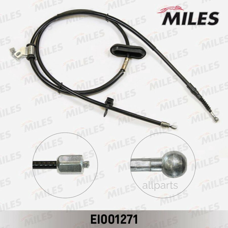 MILES EI001271 Трос стояночного тормоза ASTRA (J) all excGtc 8/10- правый