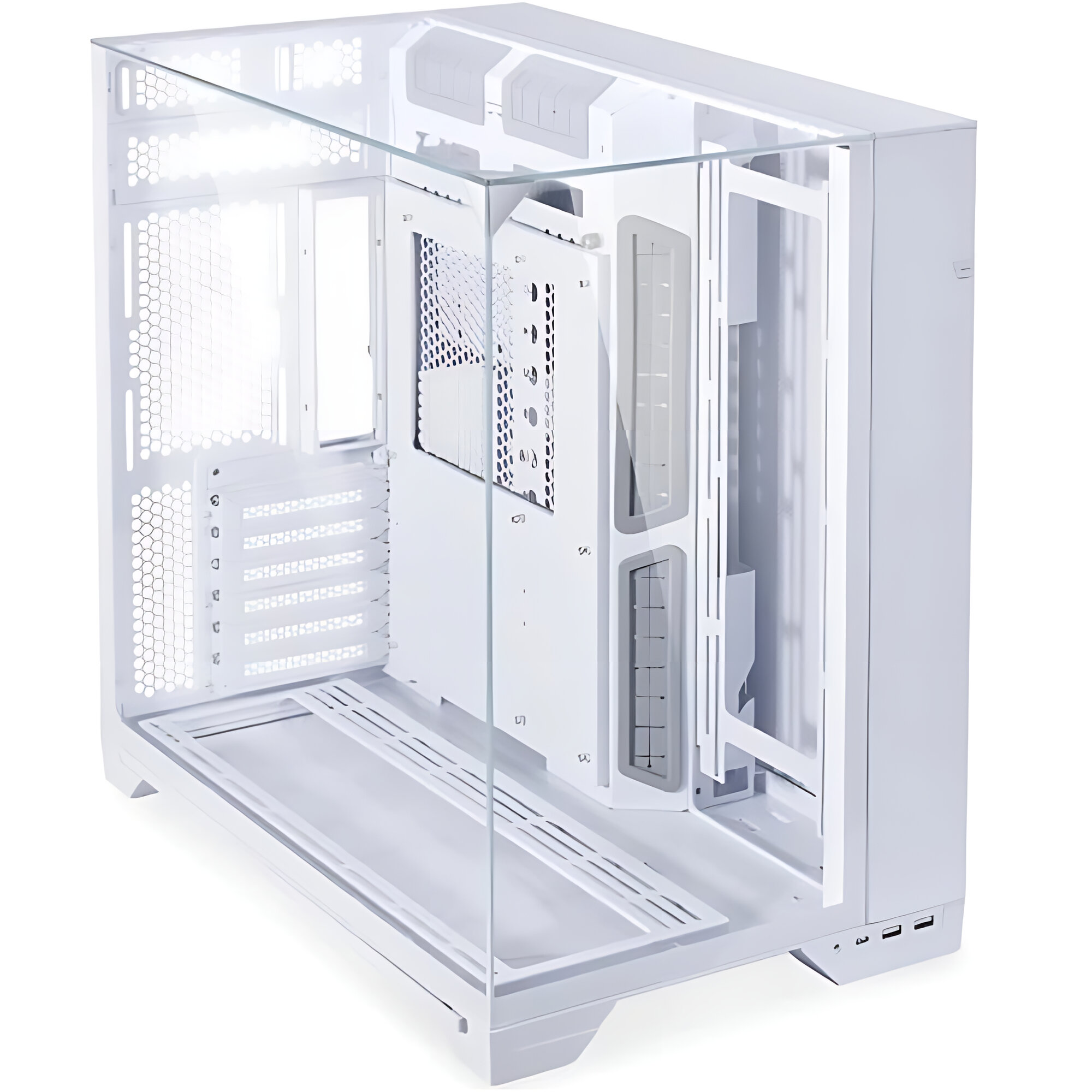 Корпус Midi-Tower Lian Li O11 Vision Compact TG White (G99. O11VPW. R0)